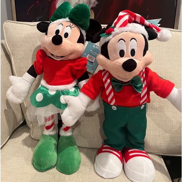 Disney | Toys | Disney Mickey Minnie Mouse Christmas Holiday Door Porch ...